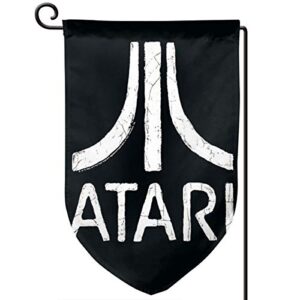 hannab atari video game retro logo vintage gaming console decorative garden flags