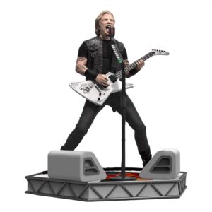 knucklebonz - james hetfield (metallica) limited edition collectible statue (only 3000 created) - rock iconz, officially licensed, includes coa