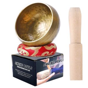 msdance tibetan singing bowl set — meditation sound bowl handcrafted in nepal for healing and mindfulness yoga relaxation natural treatment