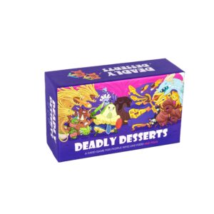 deadly desserts - a card game for people who like food and feud - family-friendly board games for adults and kids