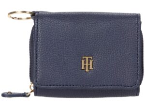 tommy hilfiger coin purse w/id tommy navy one size