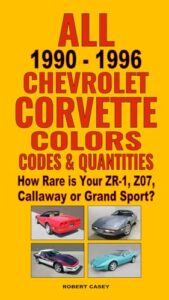 all 1990-1996 chevrolet corvette colors, codes & quantities: how rare is your zr-1, z07, callaway or grand sport?