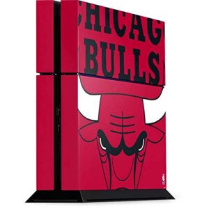 skinit decal gaming skin for ps4 console - officially licensed nba chicago bulls large logo design