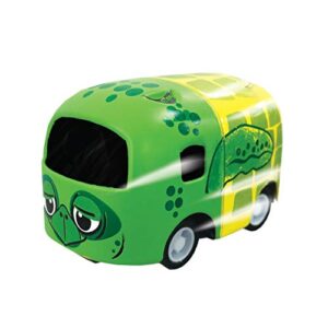 deluxebase cutie critters - turtle from pull back action dicast small car for kids. sea animal toy cars that make fantastic turtle gifts