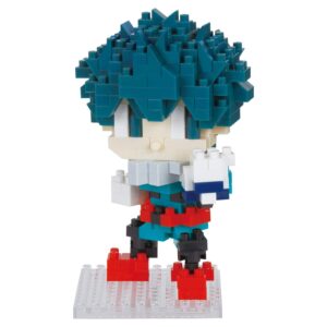 nanoblock - my hero academia - izuku midoriya, charanano series