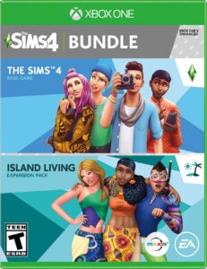 the sims 4 plus island living bundle - xbox one (renewed)