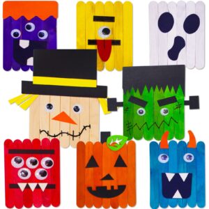 porgaten halloween crafts kits for kids unfinished arts and crafts supplies diy halloween toys gifts childrens wood craft kits for home school classroom halloween activities