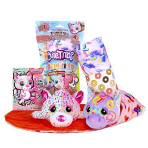 basic fun cutetitos donutitos - surprise stuffed animals - collectible scented plush - ages 3+, 7.5 inches