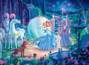 ceaco - disney friends - cinderella's carriage - 200 piece jigsaw puzzle