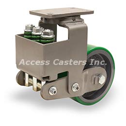 spring loaded caster with 6" x 3" duralast wheel (s-aezffm-63db)