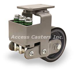 spring loaded caster with 6" x 3" duralast xc wheel (s-aezffm-63db70)