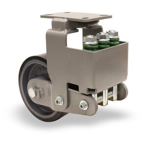 spring loaded caster with 8" x 3" duralast xc wheel (r-aezffm-83db70)