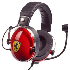 thrustmaster t.racing scuderia ferrari edition-dts - gaming headset for race simulation, pc/ps4/xbox one/nintendo switch (.