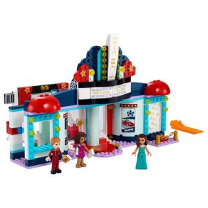 lego friends heartlake city movie theater 41448 building kit; great birthday gift for kids who love movies, new 2021 (451 pieces)