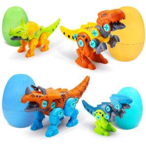 acelist kids toys dinosaur toys for 3 4 5 6 7 8 year old baby boys & girls-dinosaur building sets, take apart dinosaur toys for kids-educational toys, birthday for toddlers