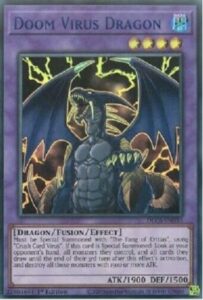 doom virus dragon (blue) - dlcs-en055 - ultra rare - 1st edition