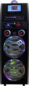 mr. dj stage 3-way dual 12ââ‚¬Â portable active speaker, max power 2500 watts p.m.p.