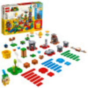 lego super mario master your adventure maker set 71380 building kit; collectible gift toy playset for creative kids, new 2021 (366 pieces)