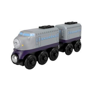 thomas & friends wood kenji push-along train engine for toddlers and preschool kids ages 2 years and up