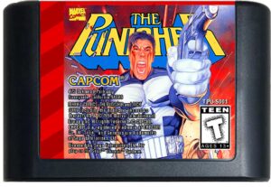 the punisher (sega genesis) – reproduction video game cartridge