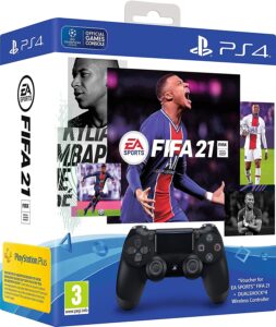 sony interactive entertainment ea sports fifa 21 dualshock4 wireless controller bundle - playstation 4