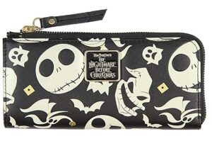 classic christmas movie oogie boogie zip around clutch wallet