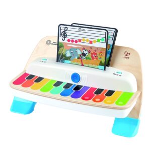 hape baby einstein magic touch 6 months and up toddler baby 11-key wooden piano musical play toy