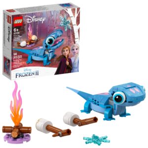 lego disney bruni the salamander buildable character 43186; a fun independent play building kit for kids, new 2021 (96 pieces)