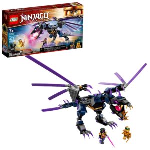 lego ninjago legacy overlord dragon 71742 ninja playset building kit featuring posable dragon toy, new 2021 (372 pieces)