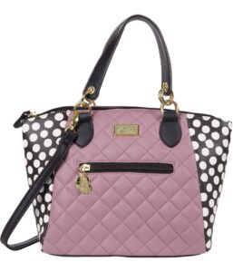 luv betsey kinley satchel mauve one size