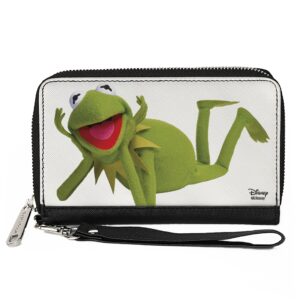 buckle-down women's pu zip around wallet rectangle-muppets, 7.5"x4.5"