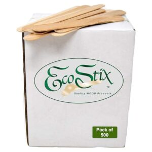 eco craft stix 6" jumbo wooden craft sticks - pack of 500ct. includes a bonus gift. great for kids classroom arts supplies.