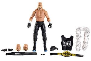 wwe ultimate edition wave 7 hollywood hogan action figure 6 in with interchangeable entrance jacketlanternextra head and swappable hands for ages 8 years old and up