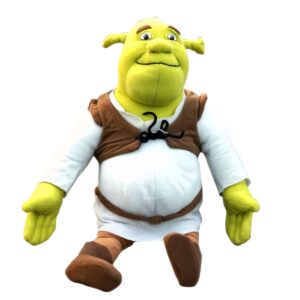 secretcastle shrek plush doll toy 15" height, shrek toys shrek plush christmas, l (shrek l)