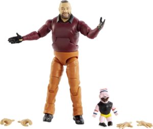 wwe bray wyatt elite collection action figure, 6-in/15.24-cm posable collectible gift for wwe fans ages 8 years old & up