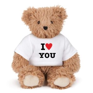 vermont teddy bear teddy bears - i love you teddy bear, stuffed animals -13 inch, brown