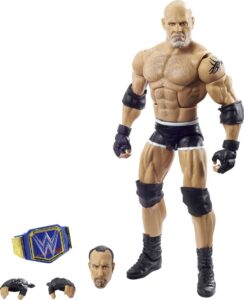 wwe action figures, wwe goldberg ultimate edition fan takeover collectible figure with accessories, gifts for kids and collectors​