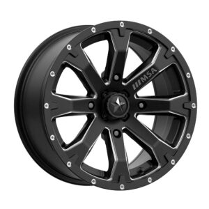 msa offroad wheels ma42 15x7 4x156 s-blk mill 10mm - m42-05756