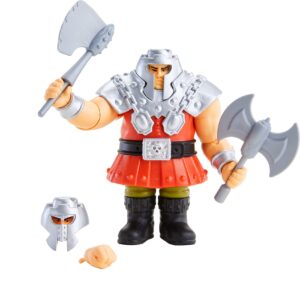 mattel masters of the universe origins deluxe ram-man action figure, 6-in battle character for storytelling play and display, gift for 6 to 10-year-olds and adult collectors