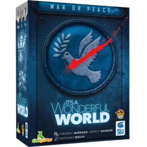 lucky duck games it's a wonderful world war or peace expansion - forge your path to victory! strategy game for kids and adults, ages 14+, 1-5 players, 30-60 minute playtime, made