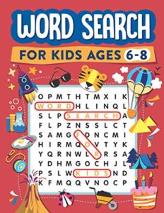 word search for kids ages 6-8: 100 word search puzzles (search and find)