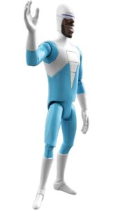 mattel pixar interactables frozone talking action figure, 8-in tall highly posable movie character toy, interacts with other figures, kids gift ages 3 years & older