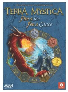 capstone games: terra mystica fire & ice, expansion, strategy board game, terra mystica core game required to play, 6 new factions introduced, ages 14 and up