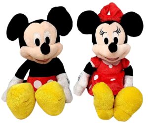 disney 10" plush mickey & minnie mouse 2-pack