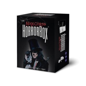 fitz alice cooper's horrorbox - the ultimate horror movie party game! hilariously spooky card game for family game night, ages 14+, 4-10 players, 30-60 min playtime, made games