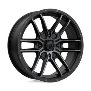 ma43 18x7 4x137 s-blk ttcc 10mm custom rim