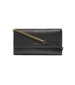 cole haan wallet on a chain black one size