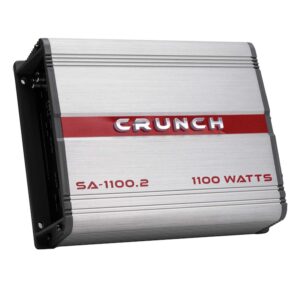 crunch sa-1100.2 smash series 1,100-watt 2-channel class ab amp