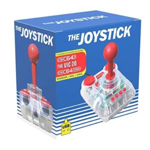 the c64 micro switch joystick - clear (electronic games)