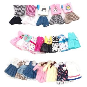 20 sets 6 inch chelsea doll clothes accessories 15 dresses 5 outfits for kids christmas birthday gifts